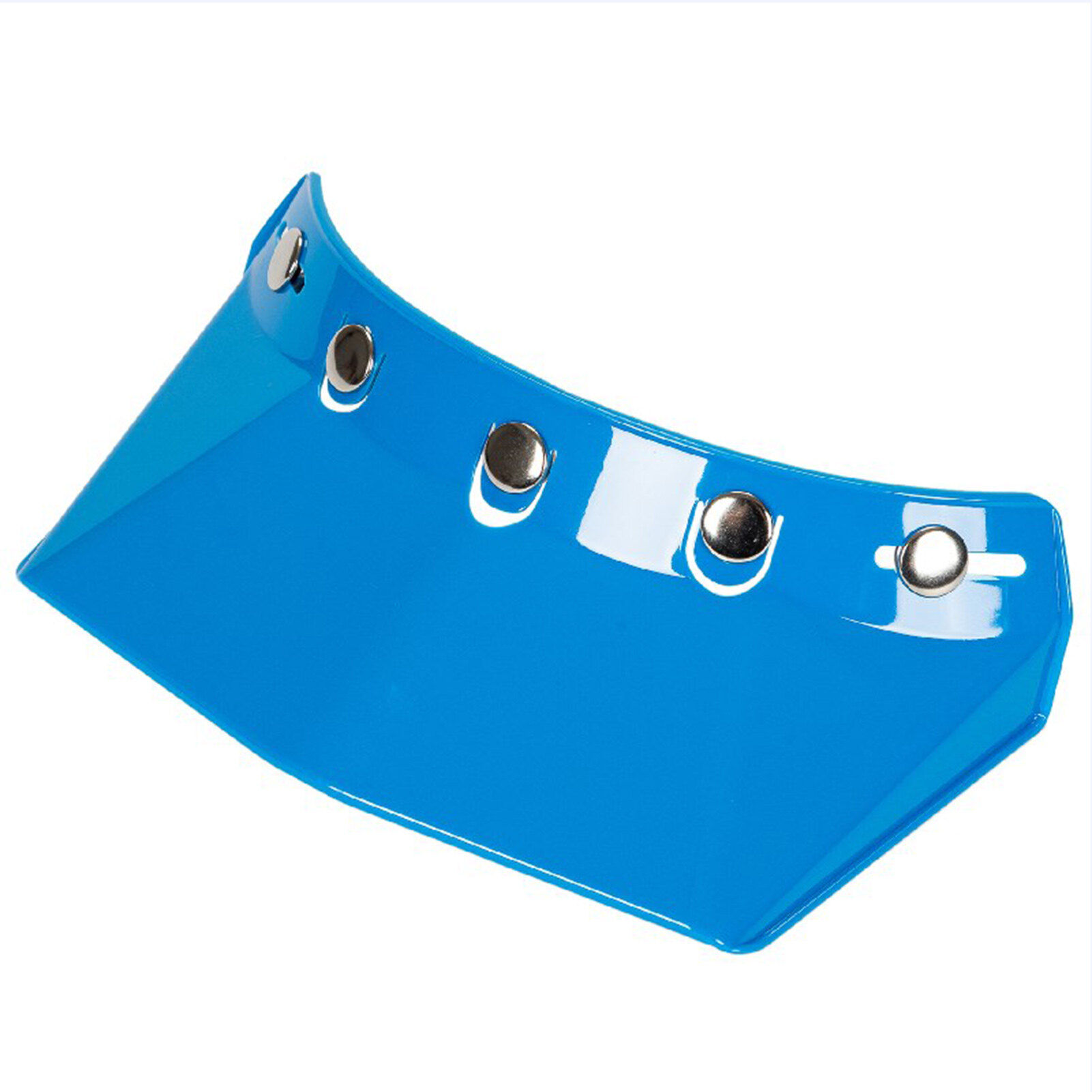 Universal 5-Snap Visor for Open Face Motorcycle Helmet Wind Flip Up ...