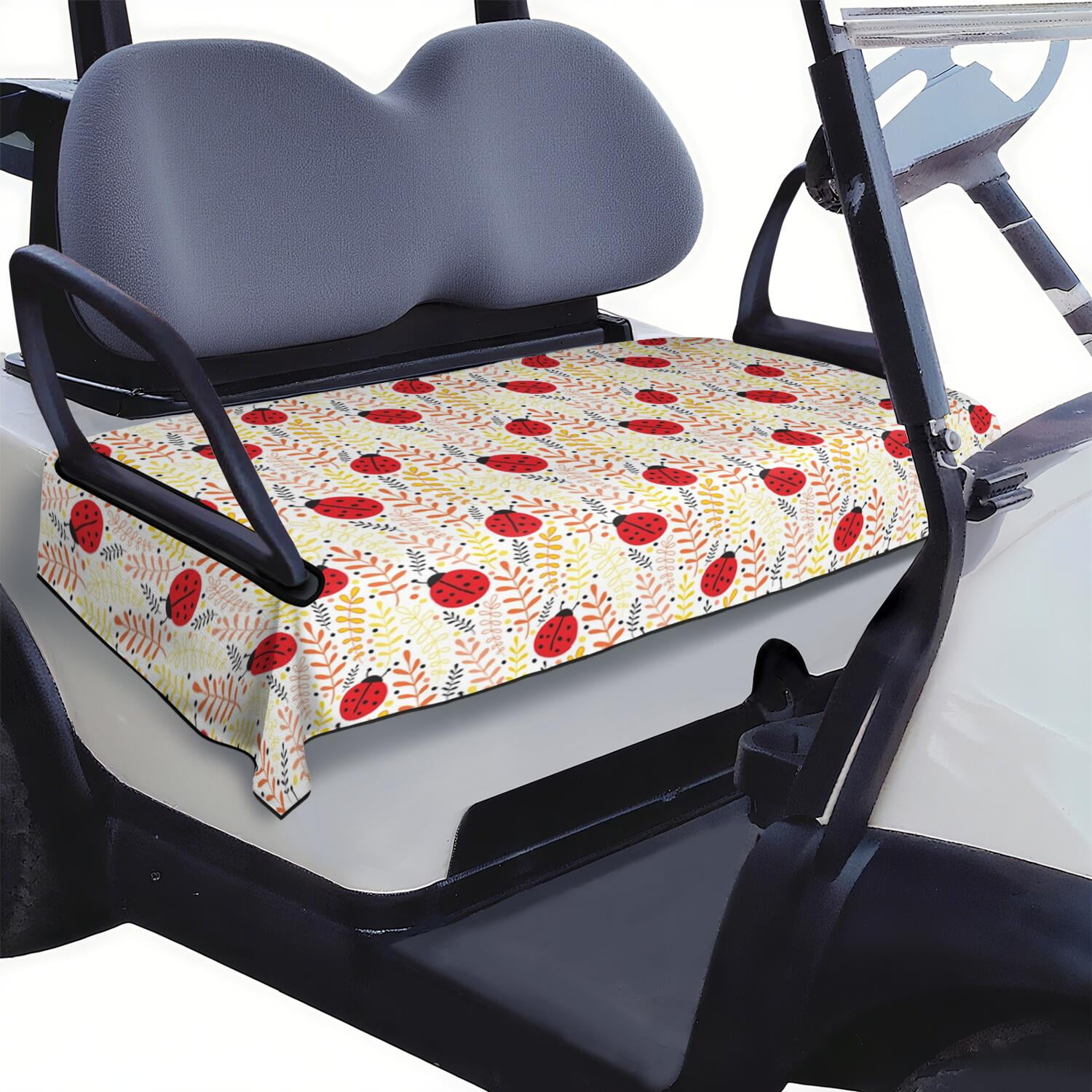 Universal 51" x 31" Golf Cart Bench Seat Cover, Soft Microfiber Towel ...