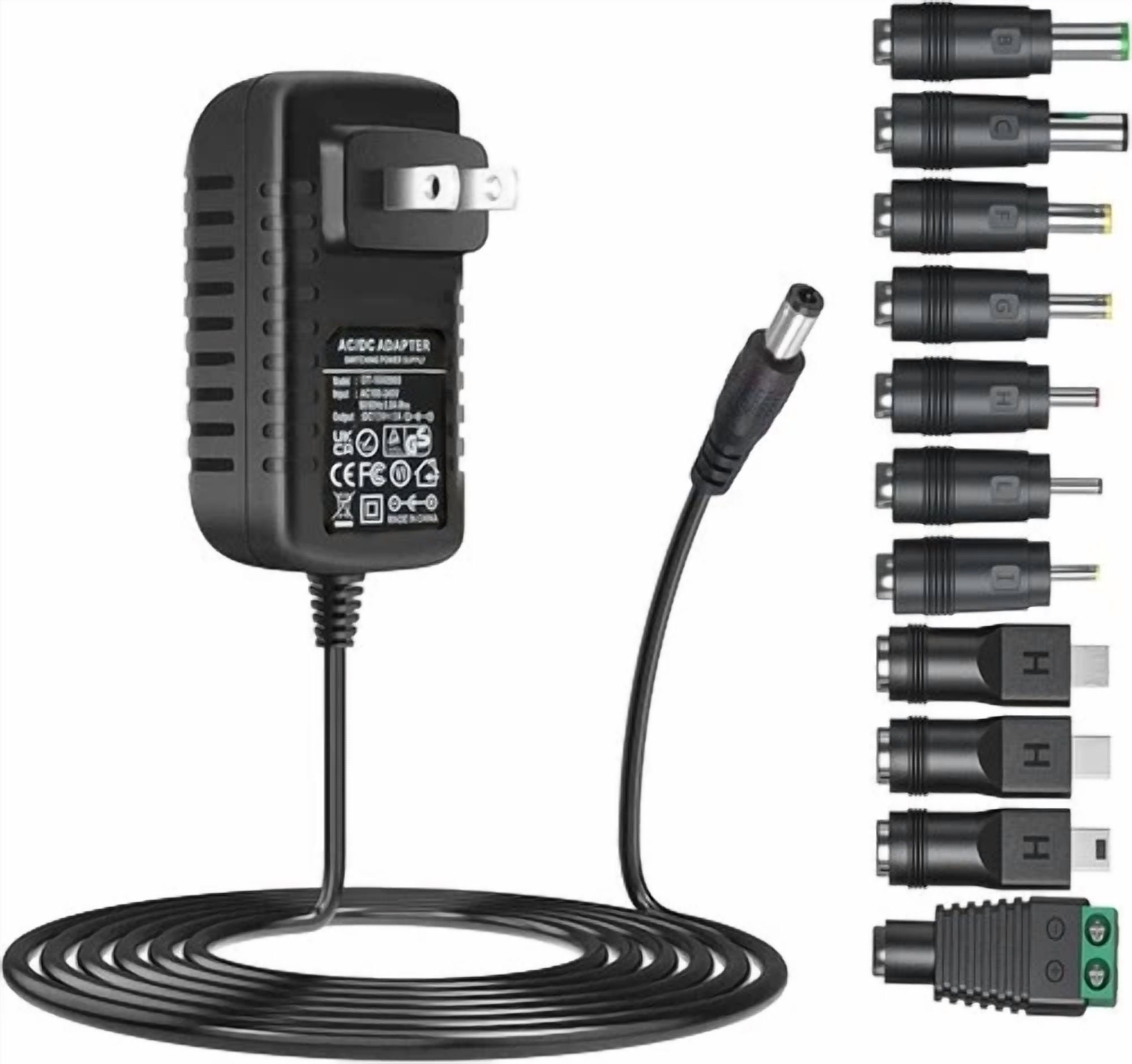 Universal 5V 3A Ac Adapter Dc5V Power Supply Charger With 11 Dc Plug ...