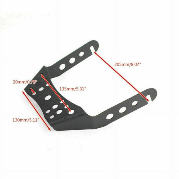 Universal 6 ATV Light Bar Bracket Mount For Z400 LTR450 KFX400 YFZ ...