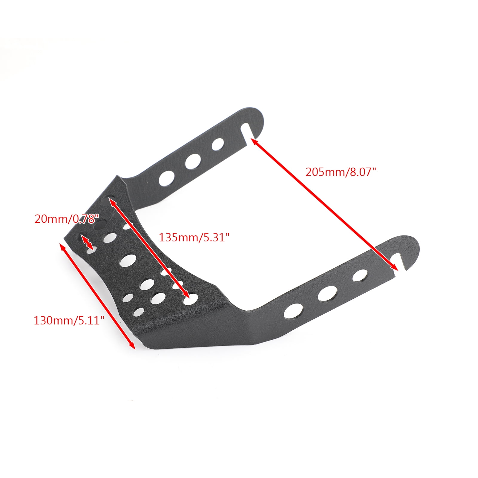 Universal 6" ATV Light Bar Bracket Mount For Z400 LTR450 KFX400 YFZ ...