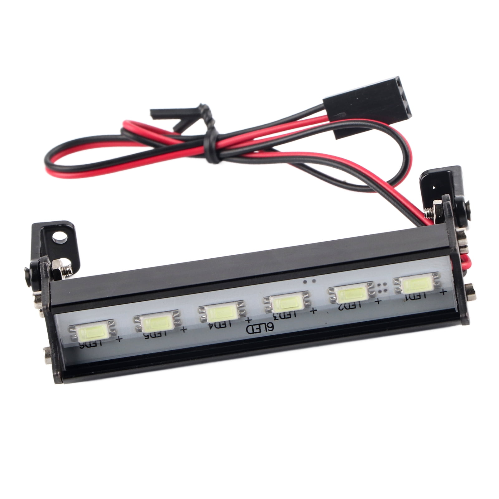 Universal 6 LED Light Bar Replacement Kit - 70mm Fit for 1/10 Scale ...