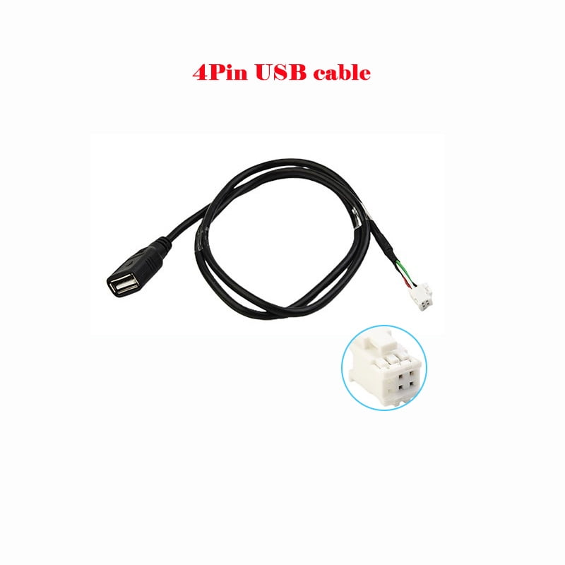 Universal 6 Pin USB Cable,4 Pin USB Cable for Car Multimedia Player ...