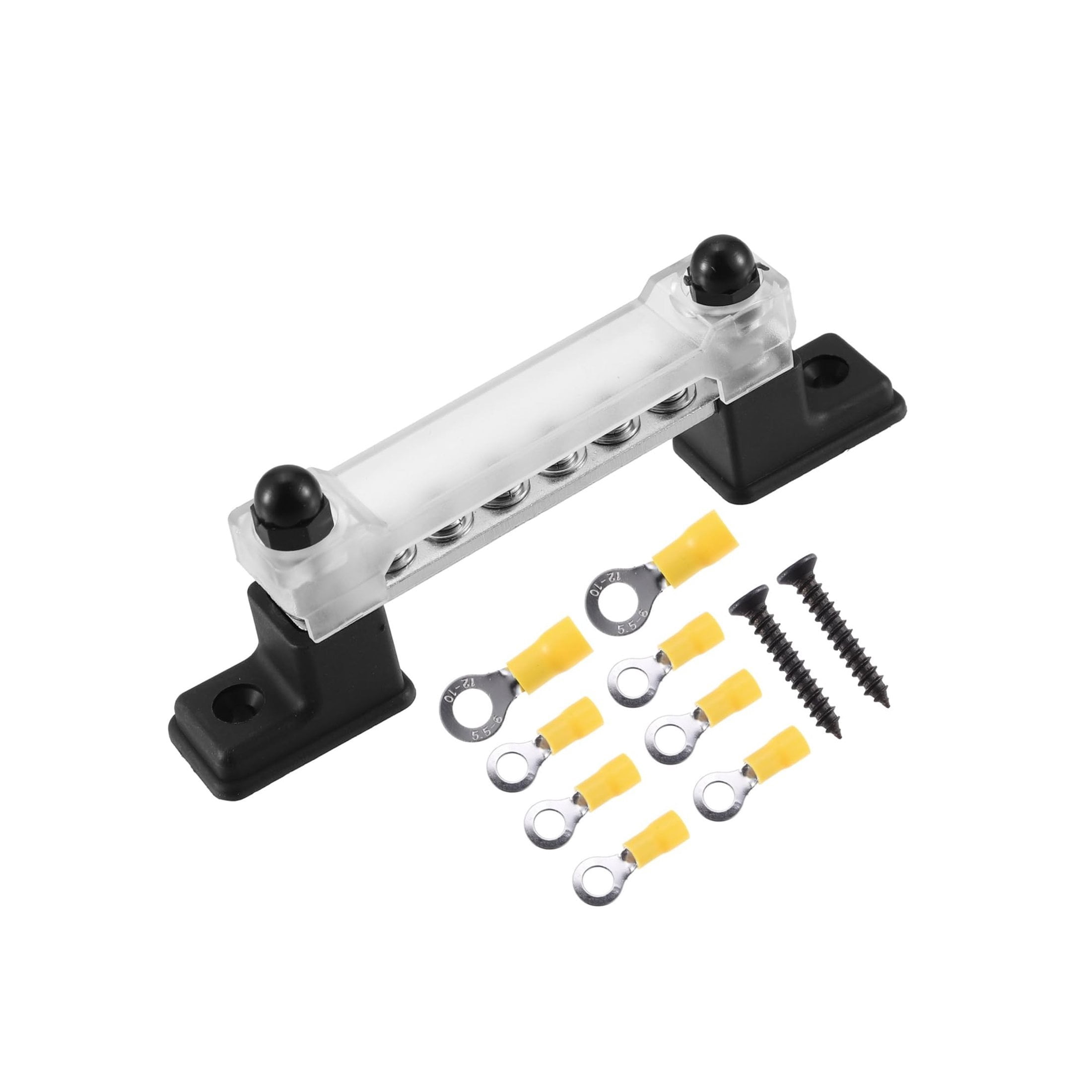 Universal 6 Way Terminal Bus Bar for Car Boat Marine Trailer Grounding ...