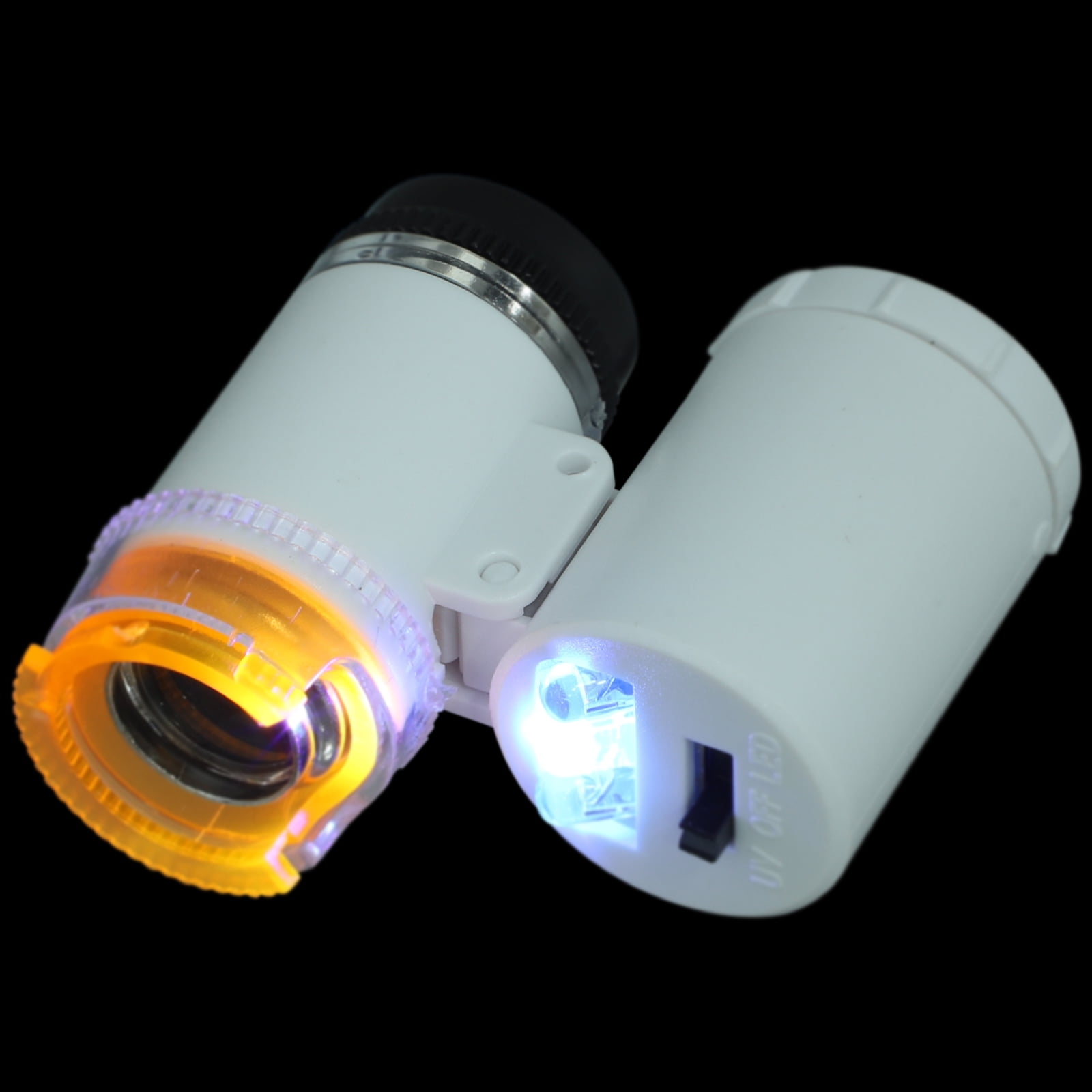 Universal 60x Magnifier Loupe with LED Lights Portable Handheld ...