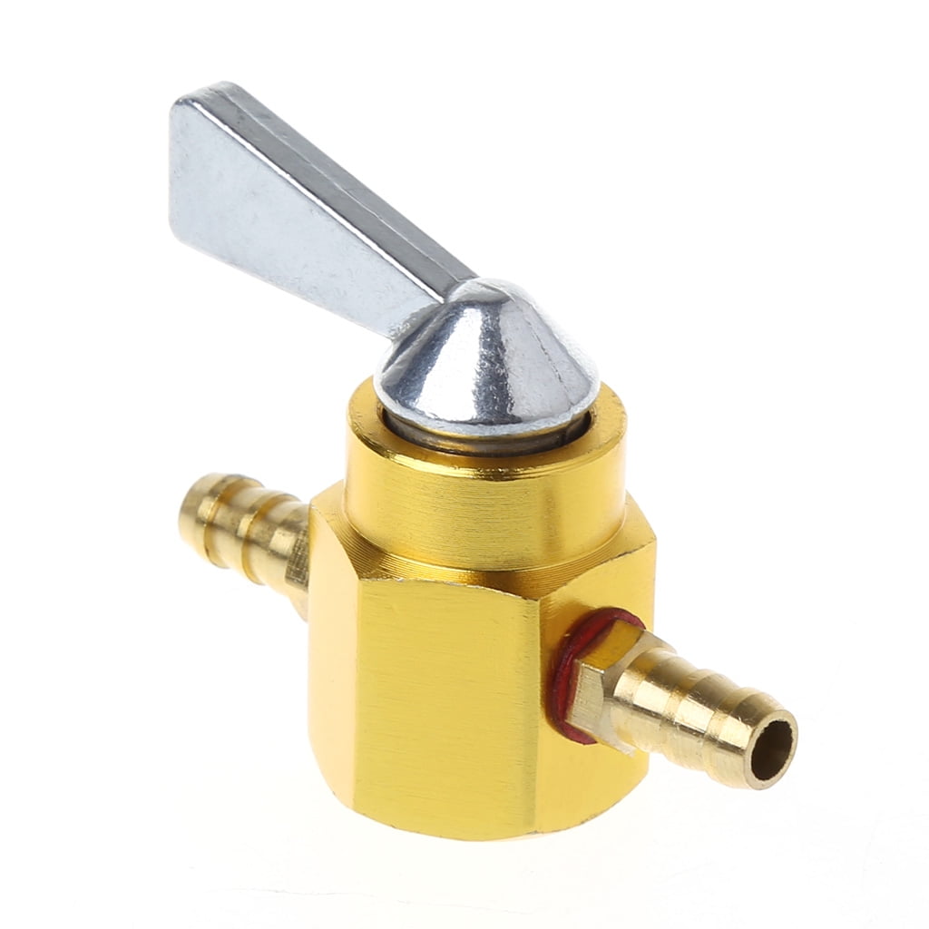 Universal 6mm Motorbike Motorcycle In-Line Petrol On-Off Fuel Tap ...