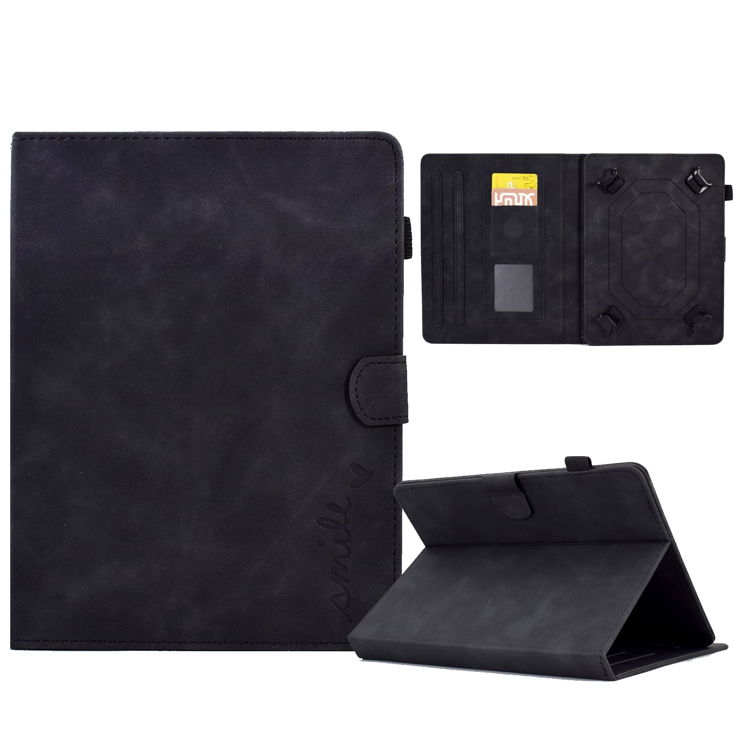 Universal 7.5-8.5 inch Tablet Case, Multi-Angle Stand Case with Cards ...