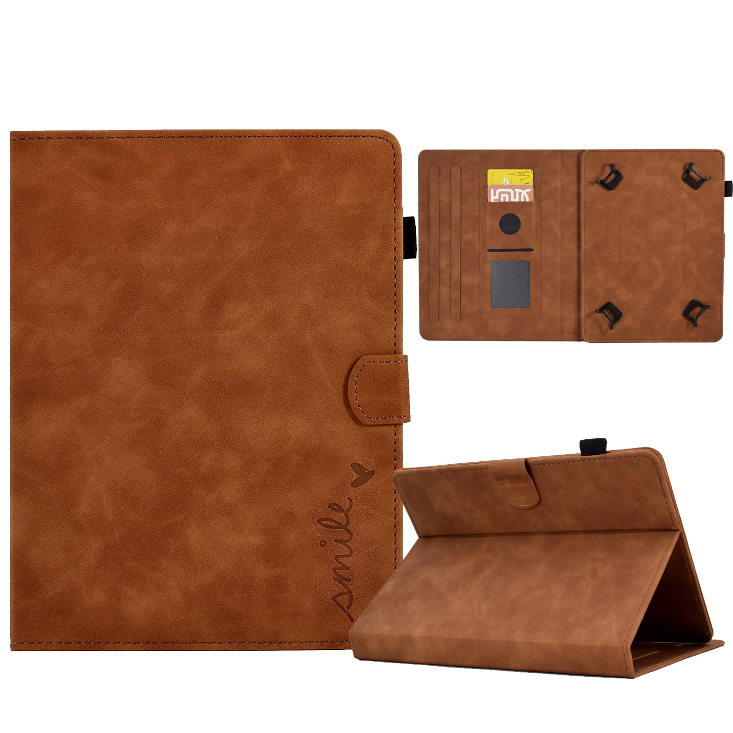 Universal 7.5-8.5 inch Tablet Case, Multi-Angle Stand Case with Cards ...