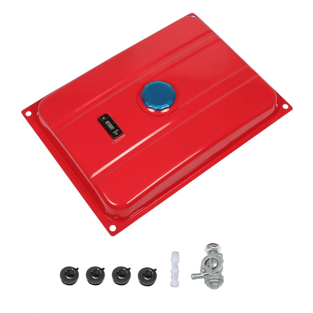 Universal 7 Gallon Gas Fuel Tank Secondary Generator Gauge Cap Petcock ...