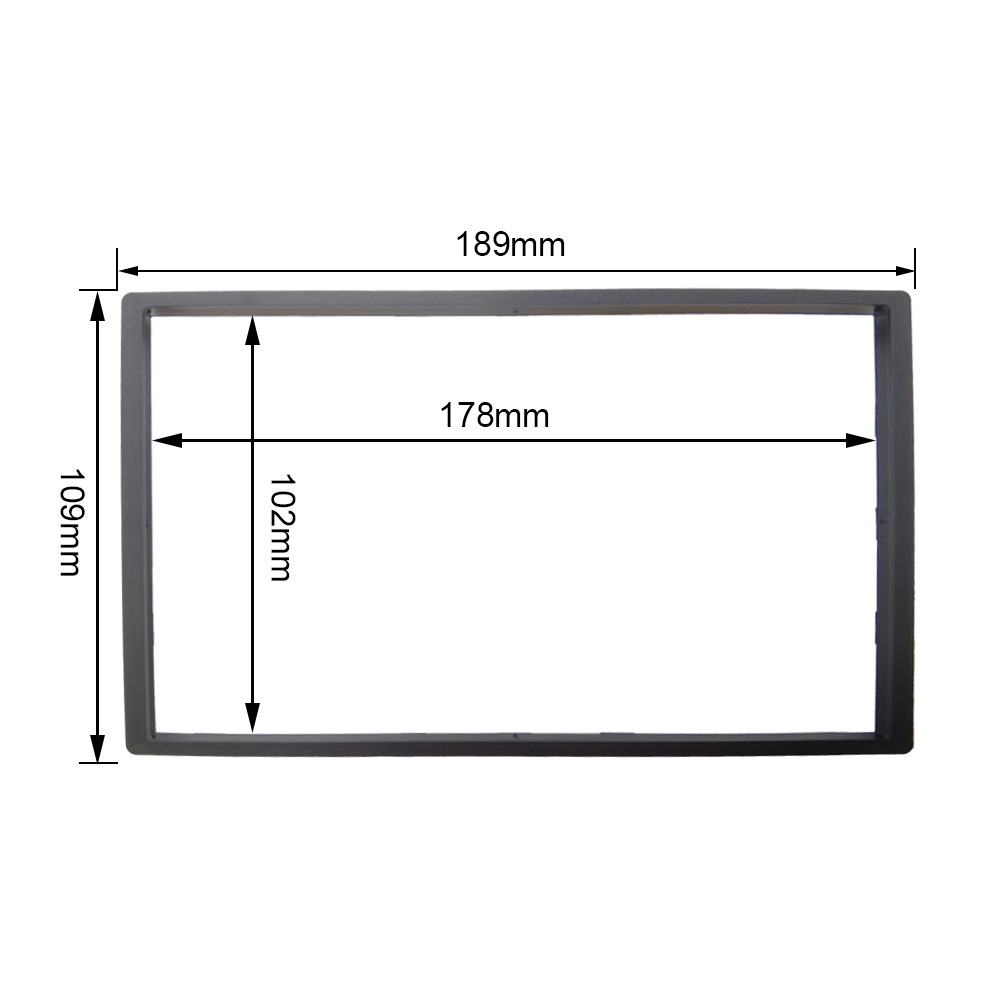 Universal 7 Inch 2Din Stereo Car Audio Frame Auto Radio Android Player ...