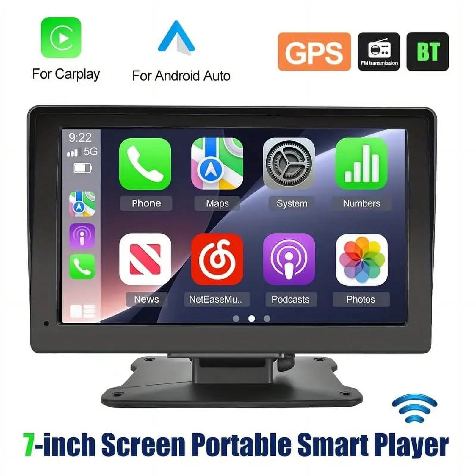 Universal 7 Inch Touch Screen Multimedia Car Display Stereo Android ...
