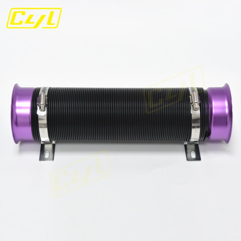 Universal 76MM Car Cold Air Turbo Intake Inlet Pipe Adjustable Flexible ...