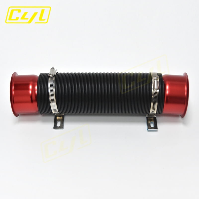 Universal 76MM Car Cold Air Turbo Intake Inlet Pipe Adjustable Flexible ...
