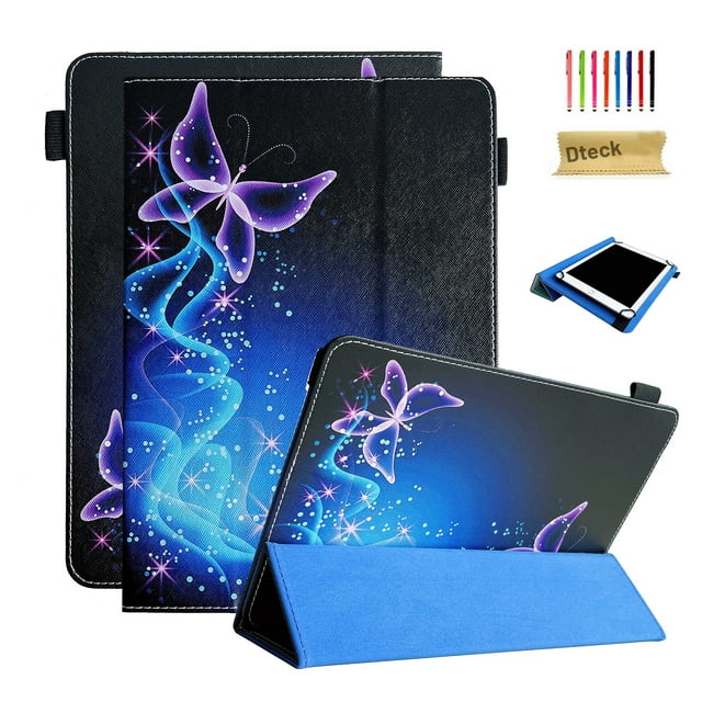 Universal 8 inch Tablet Case, Dteck Slim Folio Flip Protective Case ...