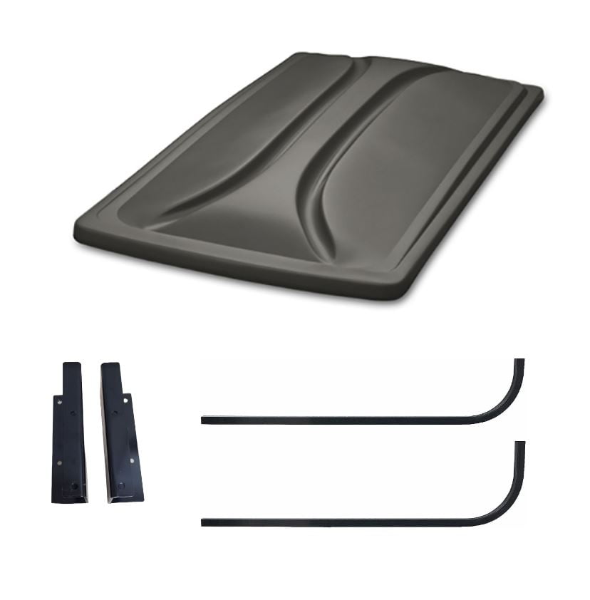 Universal 80" Graphite Extended Roof Kit for Club Car Precedent Golf ...