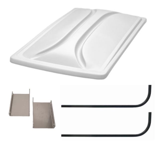 80" White Roof Kit for Club Car DS Golf Carts 2000+ - Walmart.com