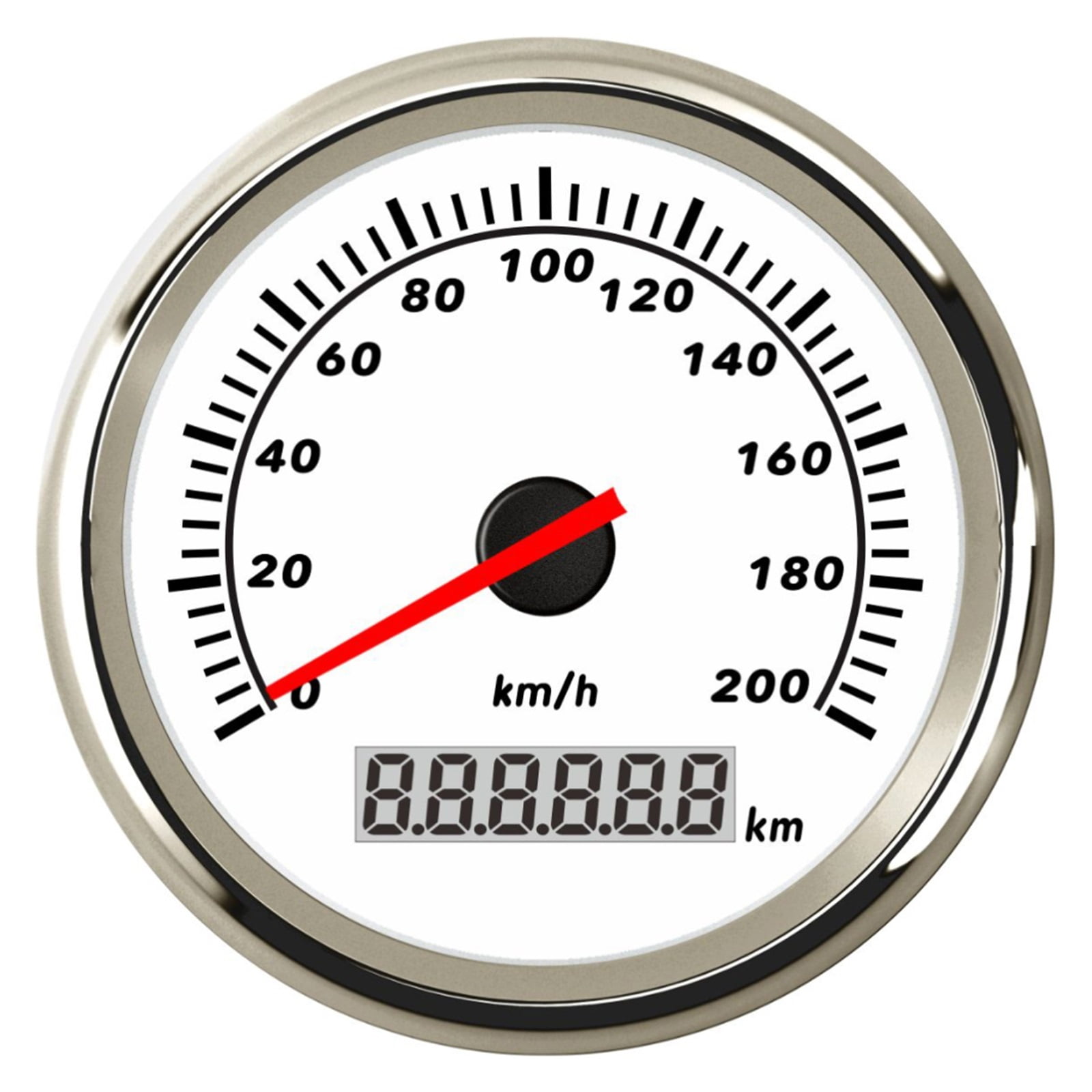 Universal 85mm Speedometer Odometer Speed Gauge 0-120 Km/h 0-200 Km/h ...