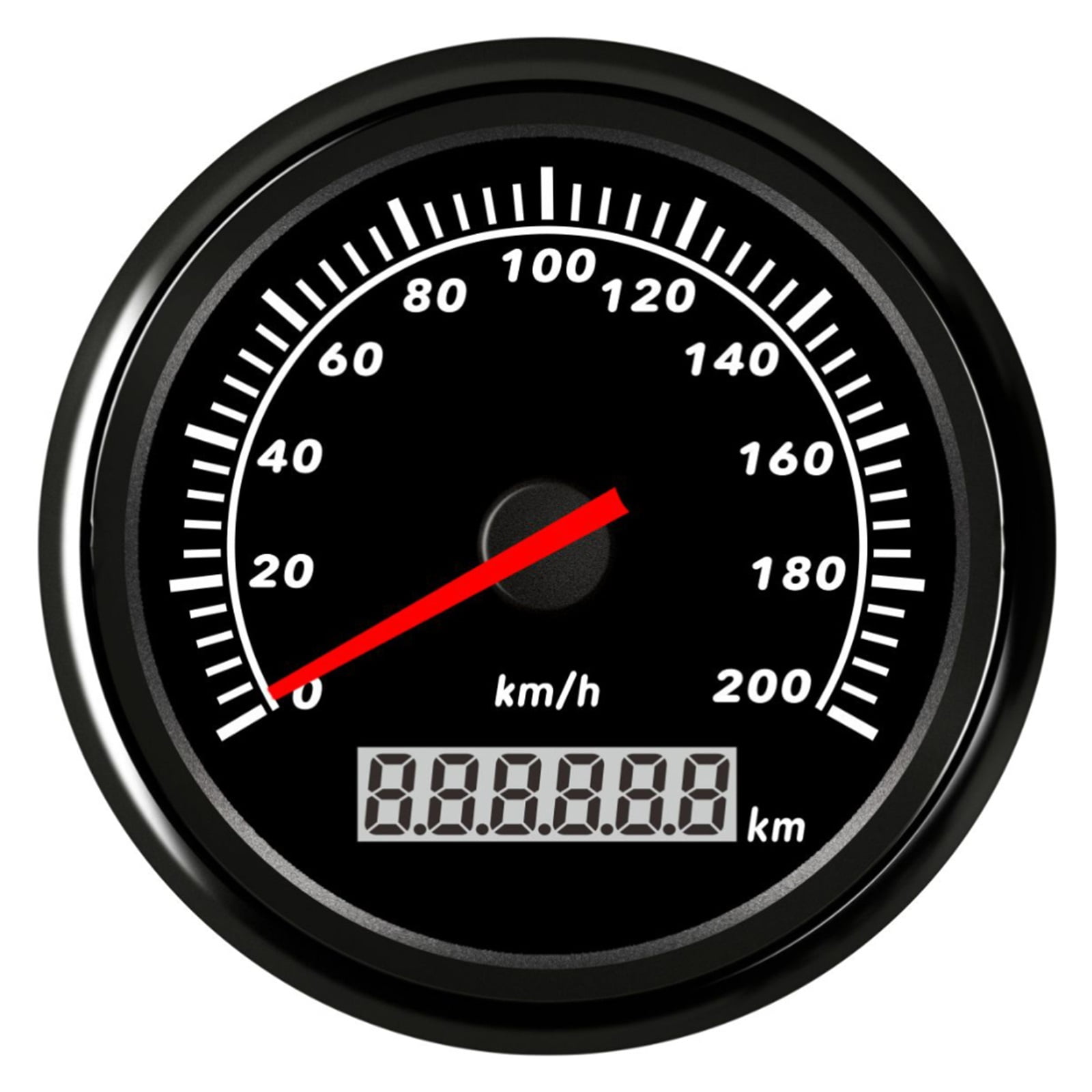 Universal 85mm Speedometer Odometer Speed Gauge 0-120 Km/h 0-200 Km/h ...