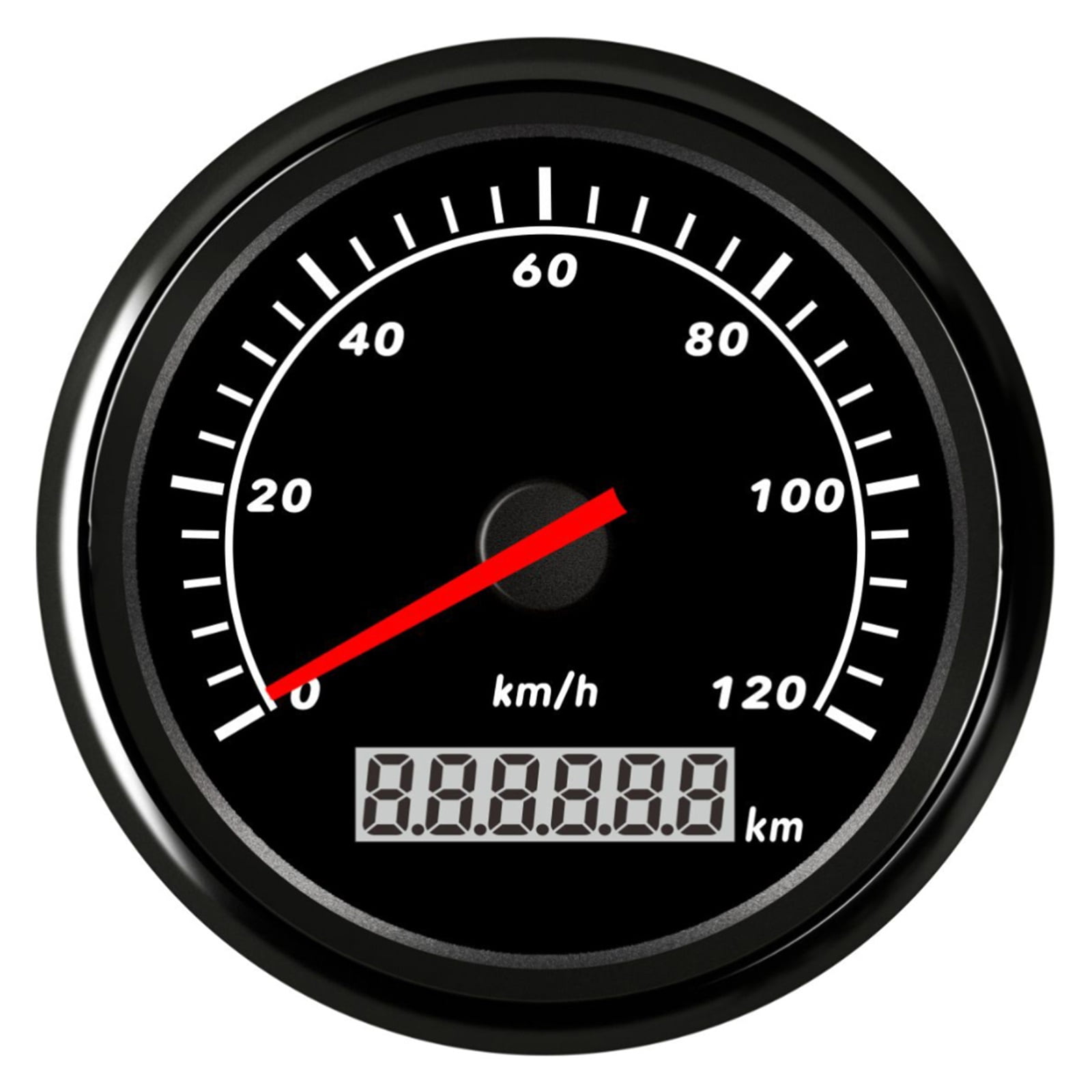 Universal 85mm Speedometer Odometer Speed Gauge 0-120 Km/h 0-200 Km/h ...