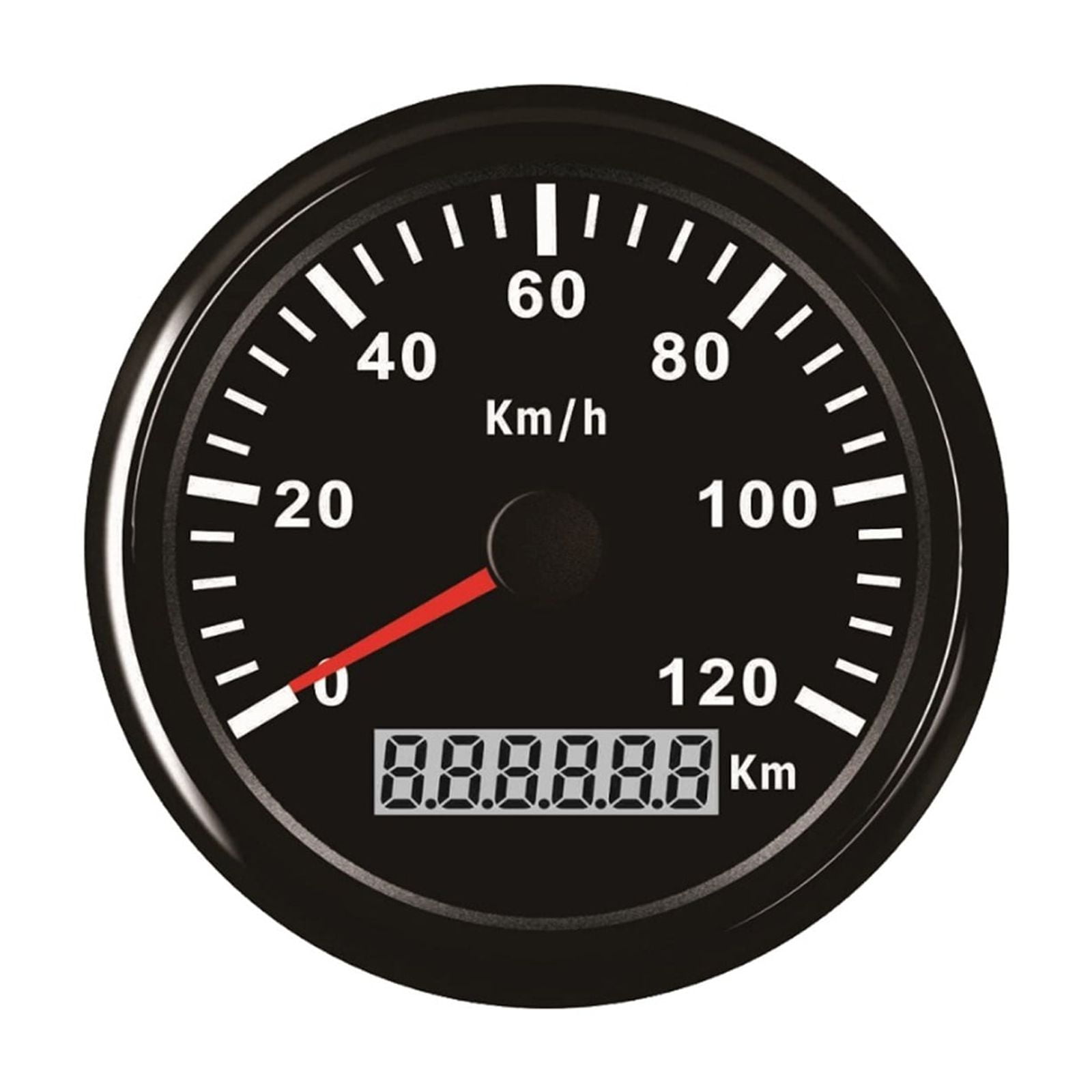 Universal 85mm Speedometer Odometer Speed Gauge 120km/h 200km/h For Car ...