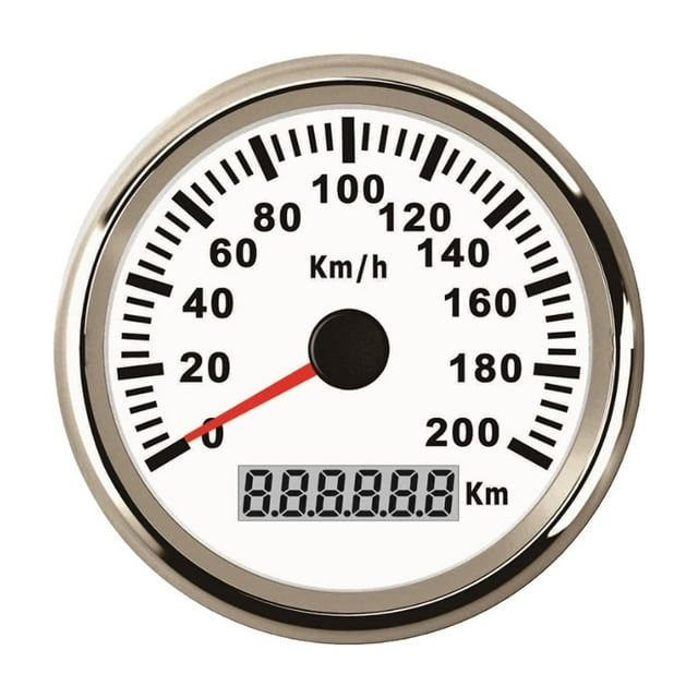 Universal 85mm Speedometer Odometer Speed Gauge 120km/h 200km/h For Car ...