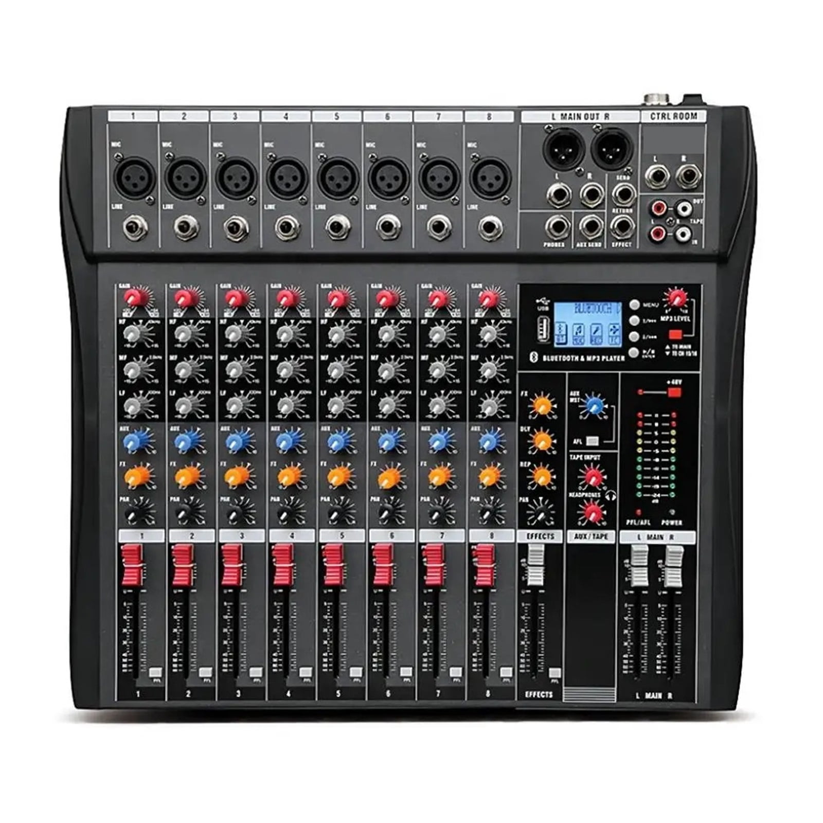 Universal 8Channel Professional Au-dio Mixer Computer Stage Recording ...