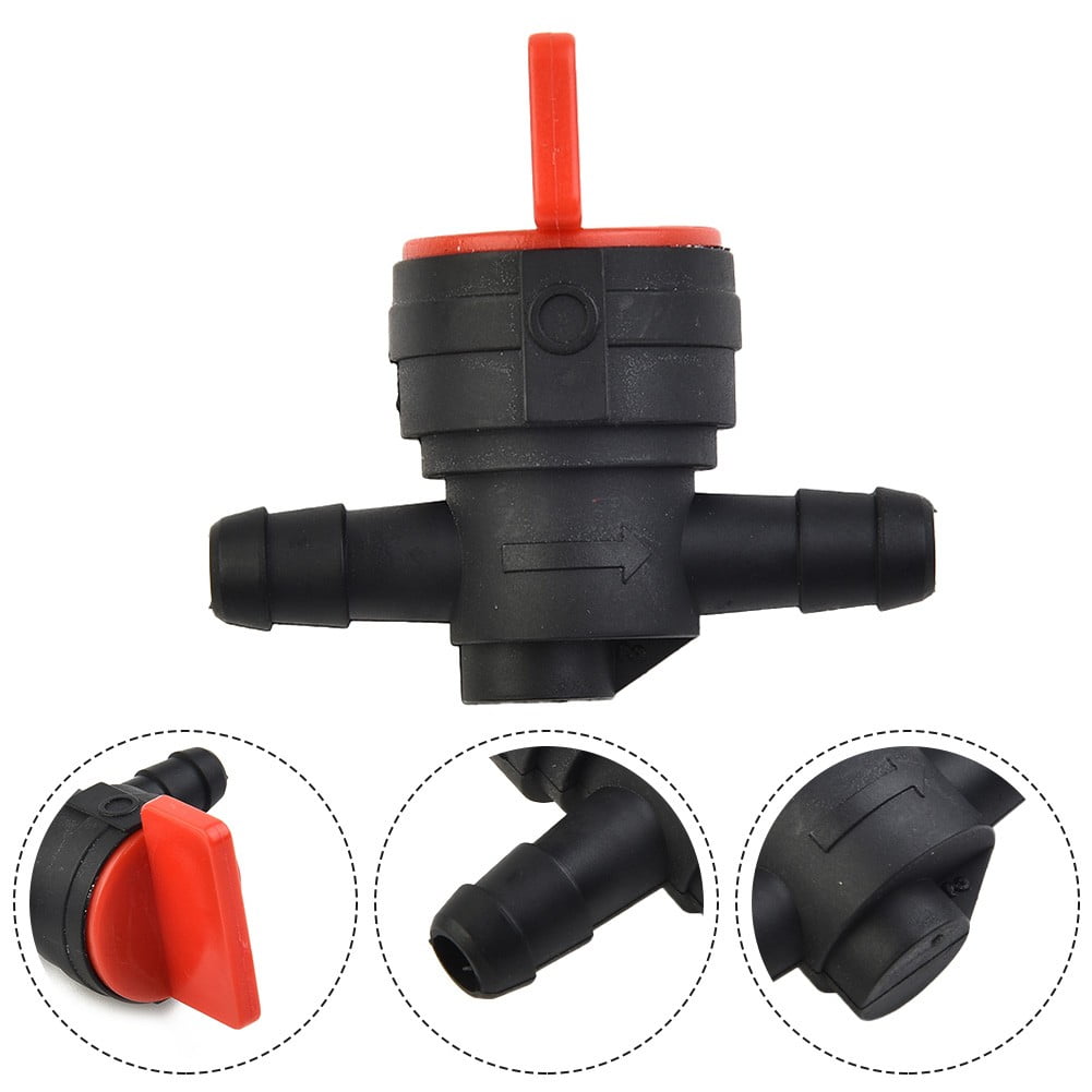Universal 8mm Plastic Petcock/Fuel Tap, For 1/4" ID Pipe Motorcycle ...
