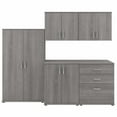 Universal 92W 5 Piece Modular Storage Set in Platinum Gray - Engineered ...