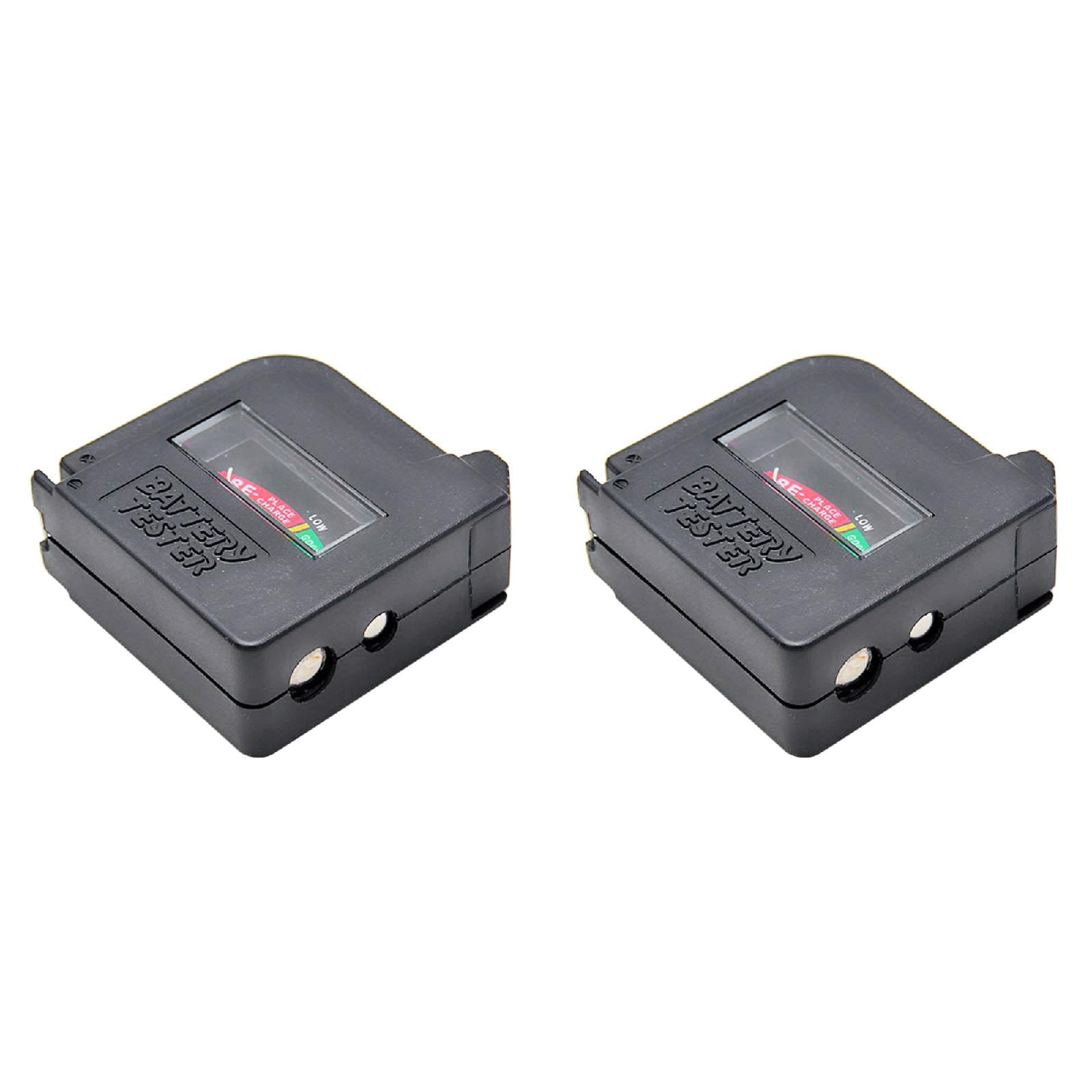 Universal AA/AAA/C/D/18650/9V/1.5V Button Cell Battery Tester Checker ...