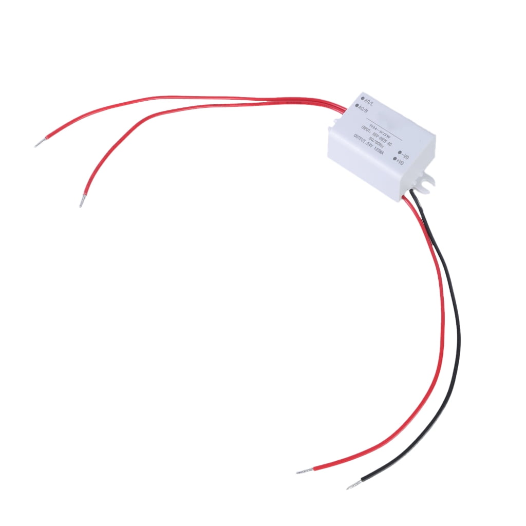 Universal AC85V-265V to DC24V 125mA Power Supply Adapter Multi Purpose ...