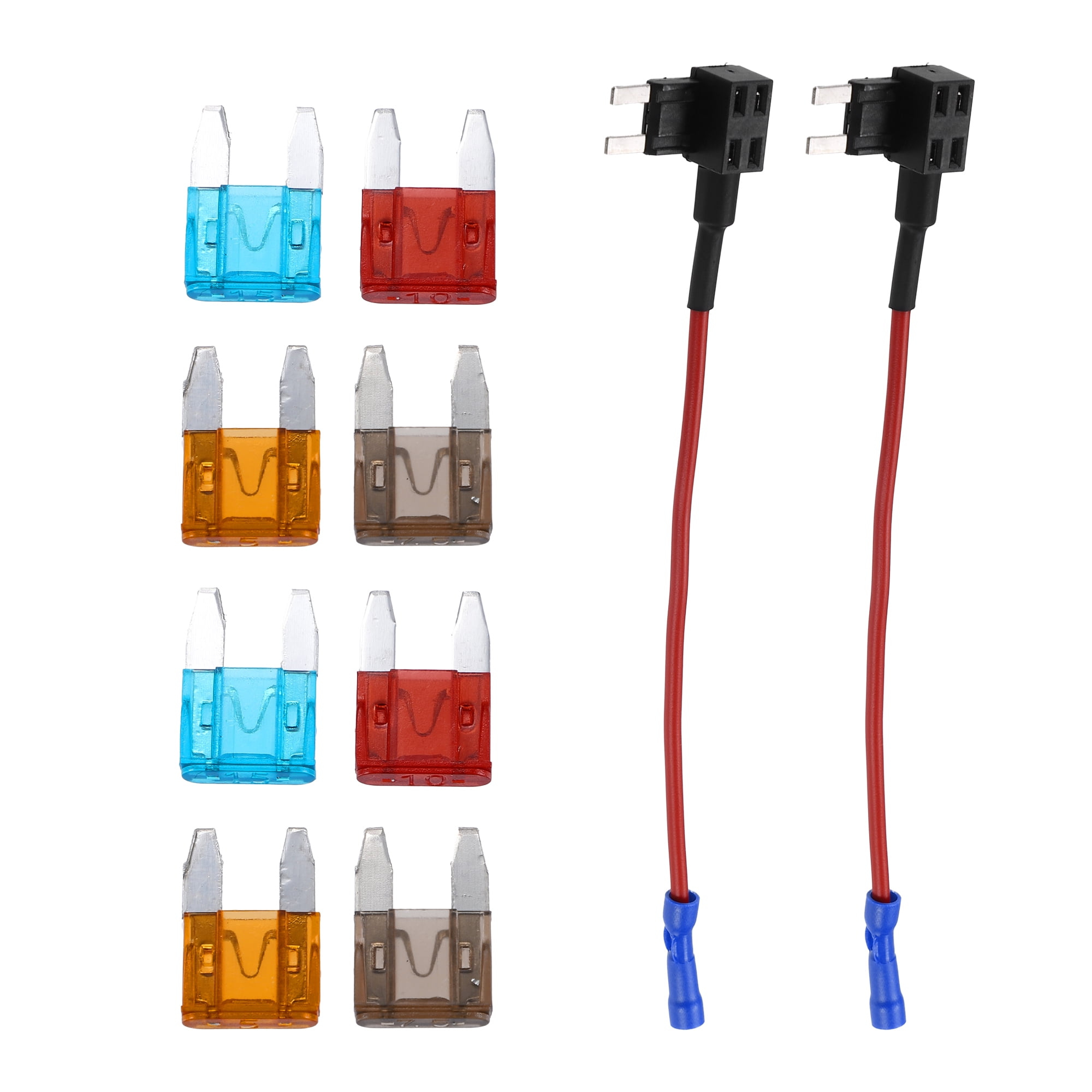 Universal Add a Circuit 12V Mini Fuse Tap with 2pcs 5A 7.5A 10A 15A ATM ...