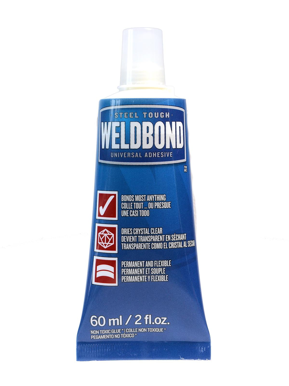 Weldbond Universal Adhesive 2 oz. Tube - Waterproof Construction Repair ...