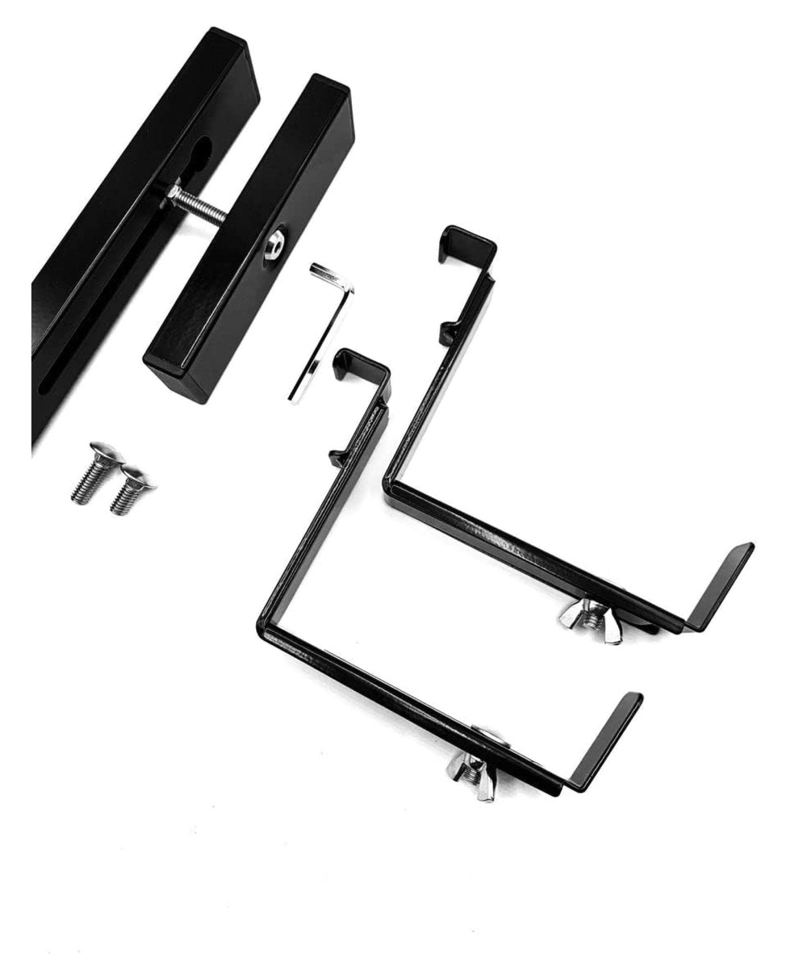 Universal Adjustable Deck Railing Planter Box Holder with Non Marring ...