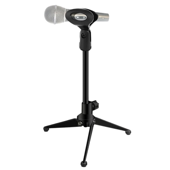 5 Core Desk Mic Stand Height Adjustable Desktop Microphone Stands Metal ...
