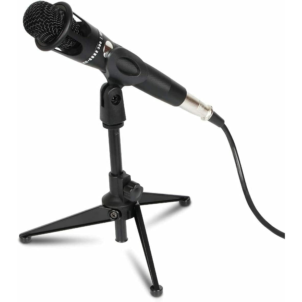 Universal Adjustable Desk Microphone Stand Portable Foldable Table Top ...