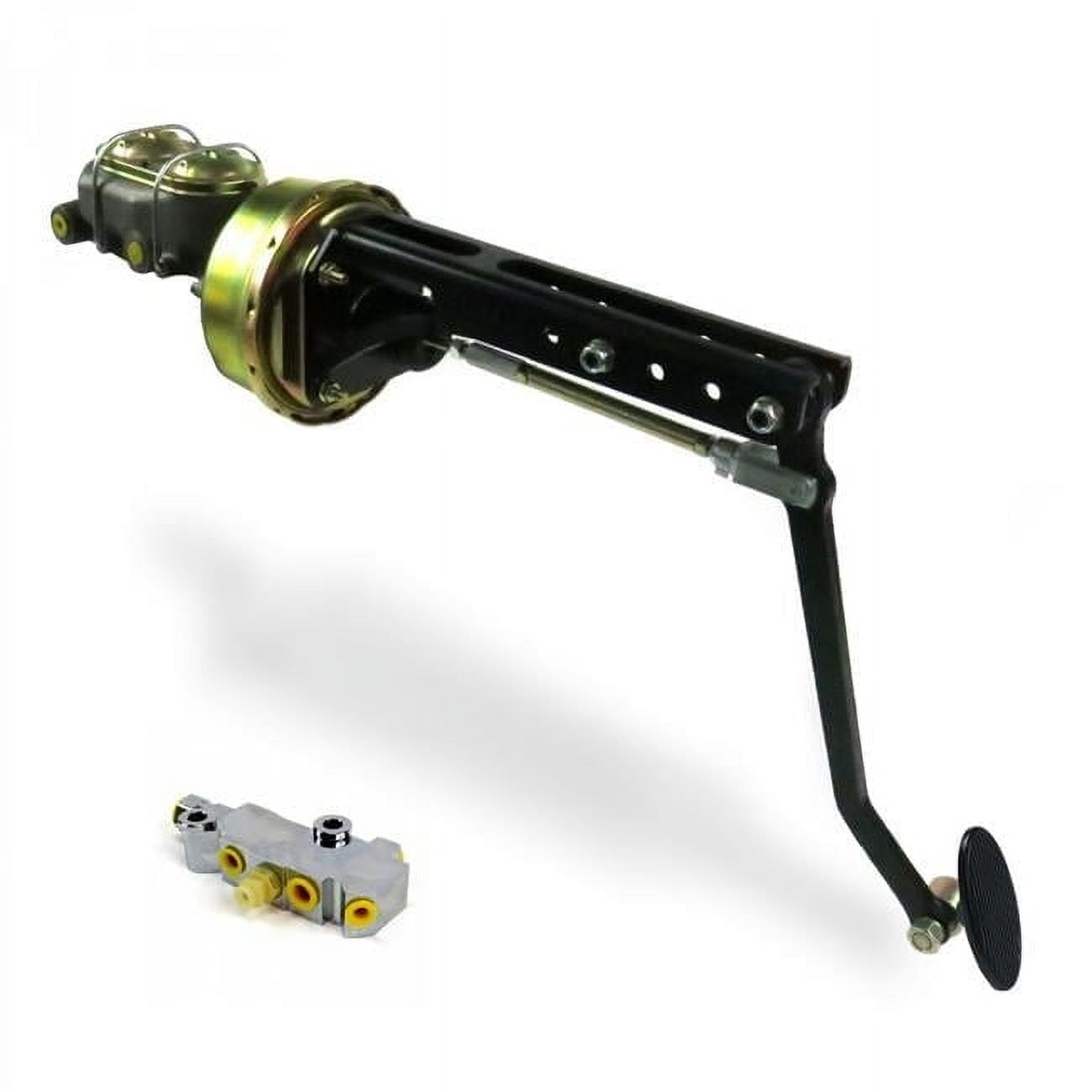 Universal Adjustable Firewall 8 in. Single Brake Pedal Kit Disc & Disc ...