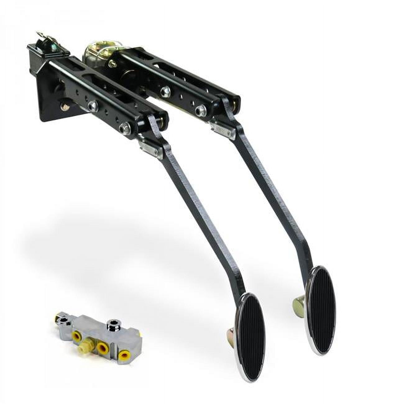 Universal Adjustable Firewall Manual Brake Dual Pedal Kit Disc & Disc ...
