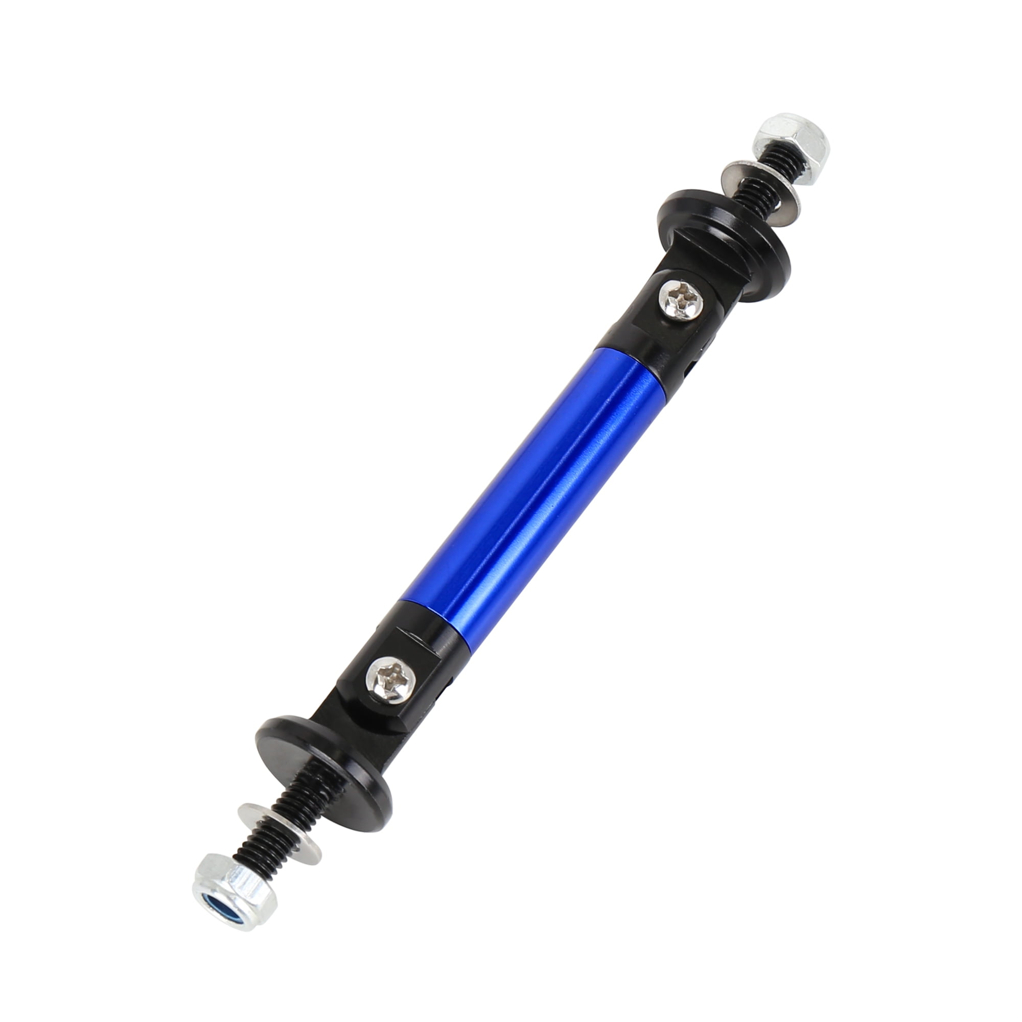 Universal Adjustable Front Bumper Lip Lever Splitter Support Rod Blue ...