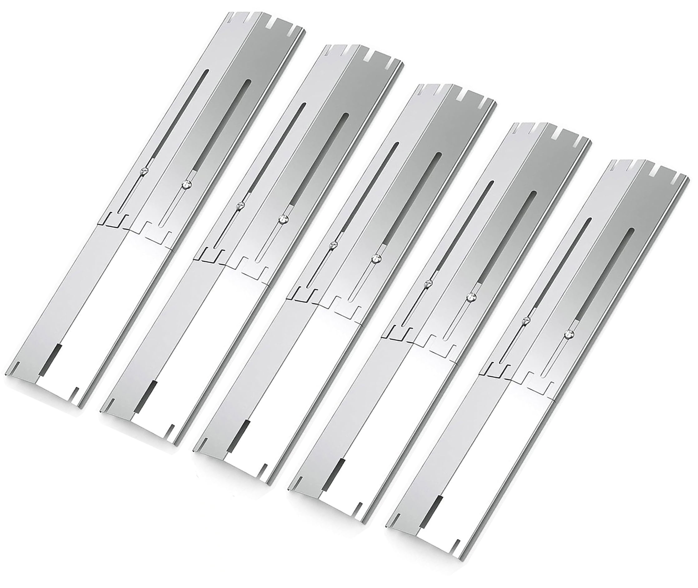 Universal Adjustable BBQ Grill Heat Plates, Shields, Deflectors ...