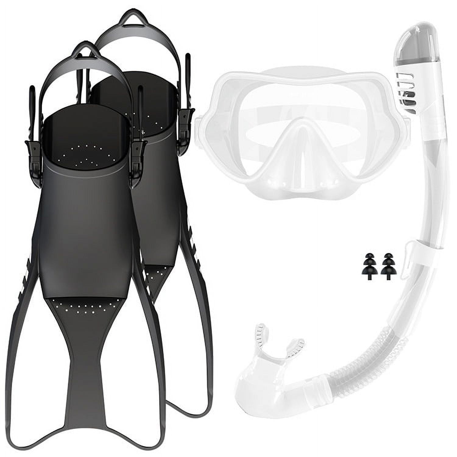 Universal Adjustable Long and Short Fins Soft Silicone Professional ...