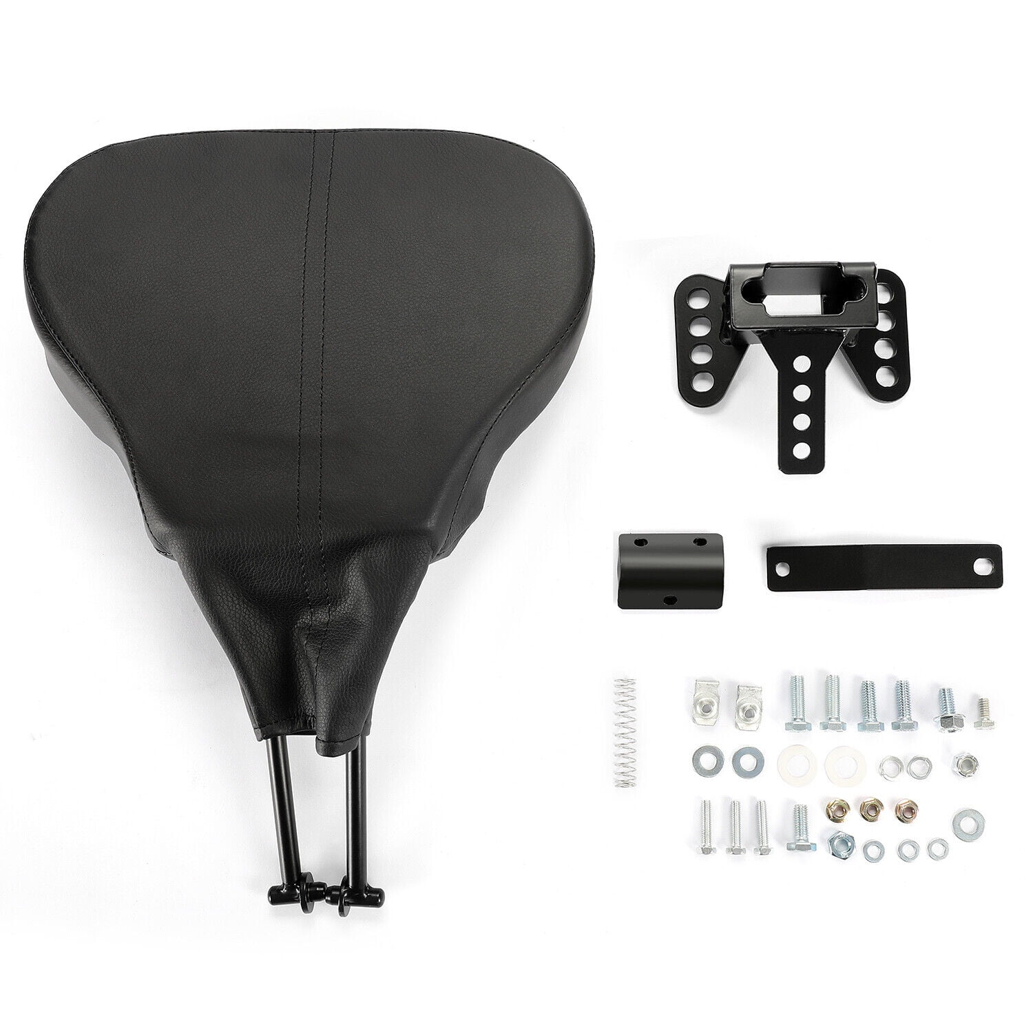 Universal Adjustable Motorcycle Rider Backrest – Compatible with ...