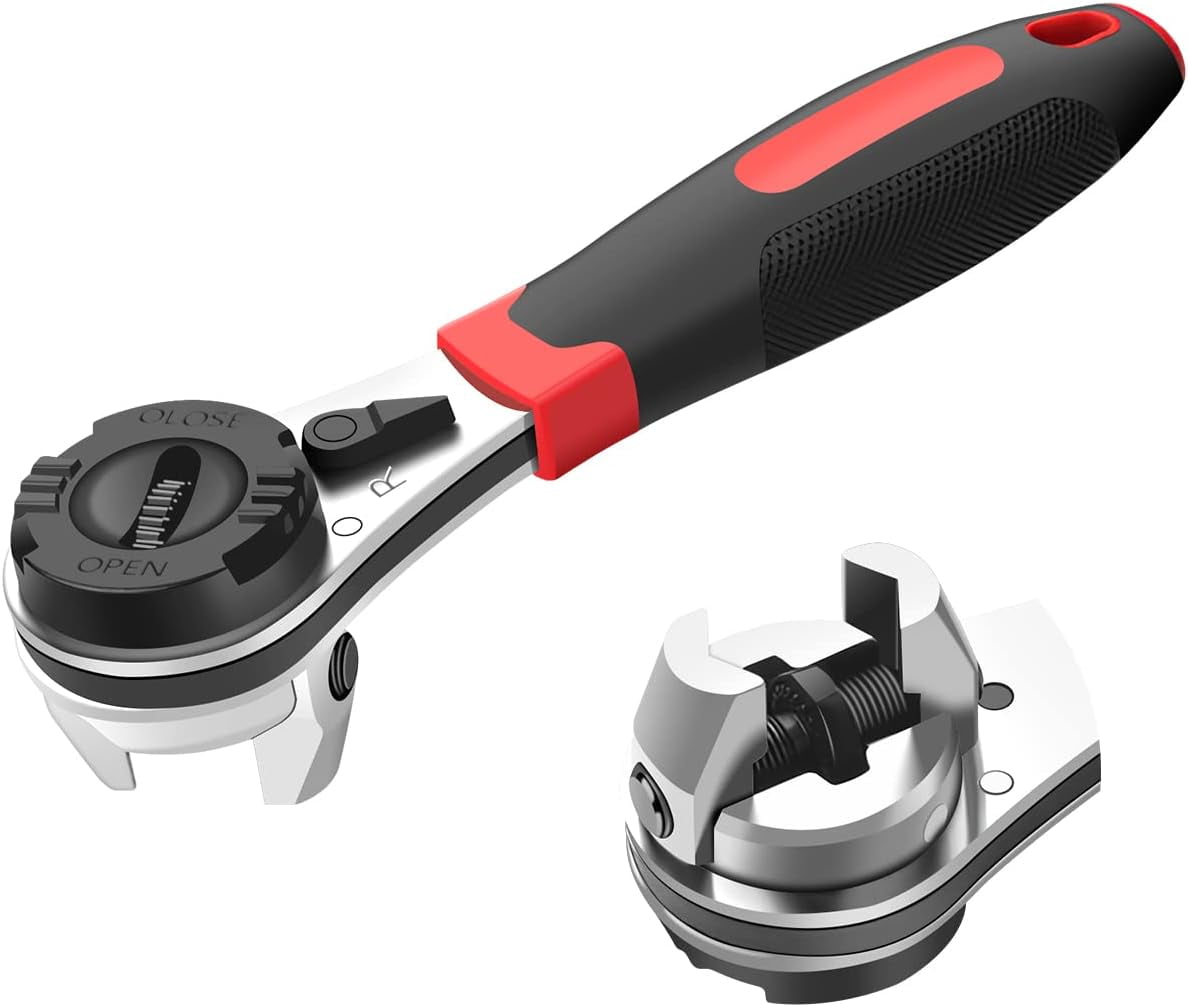 Universal Adjustable Socket Ratcheting Wrench,Ghopy Adjustable Ratchet ...