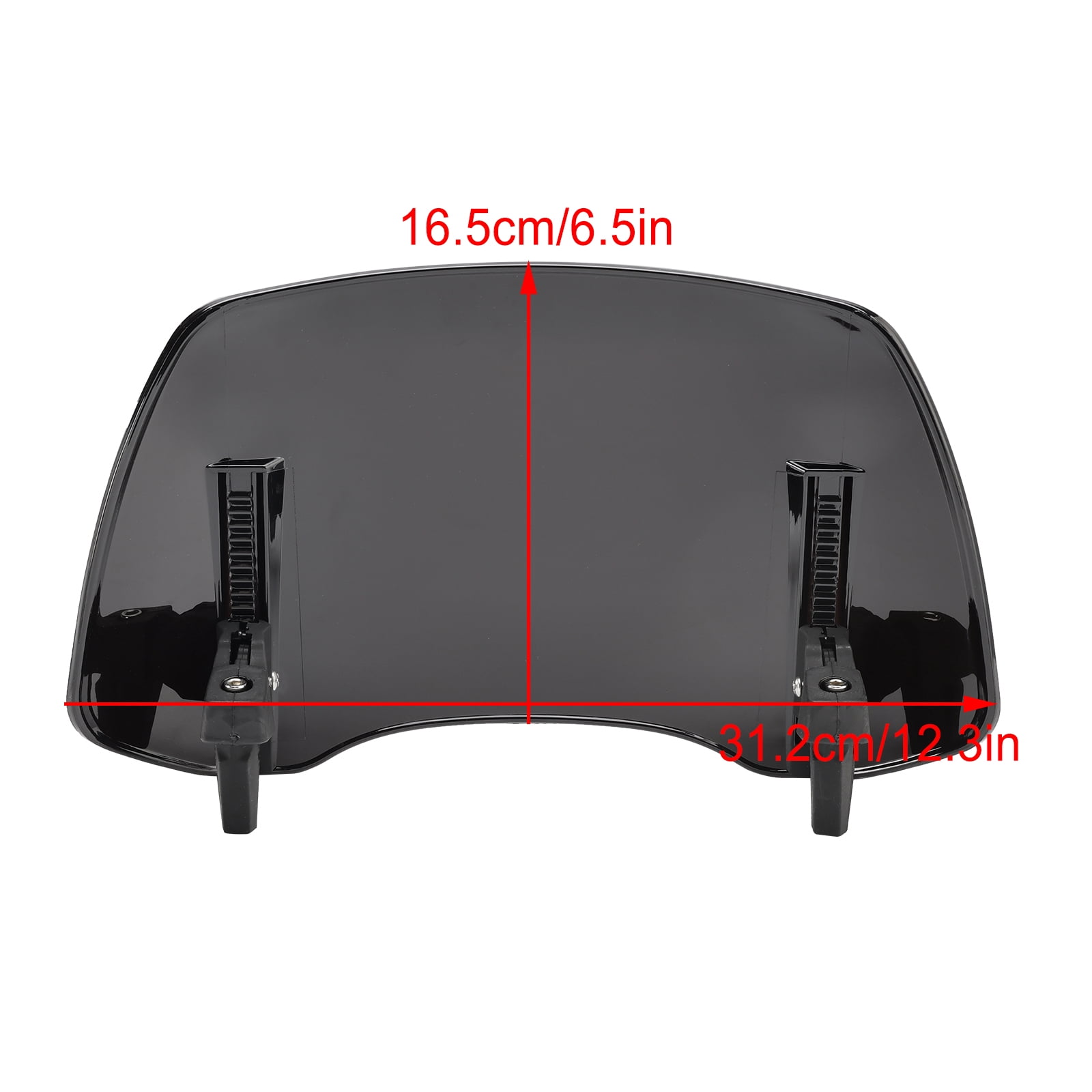 Universal Adjustable Windshield Clip On Wind Screen Deflector Extension ...