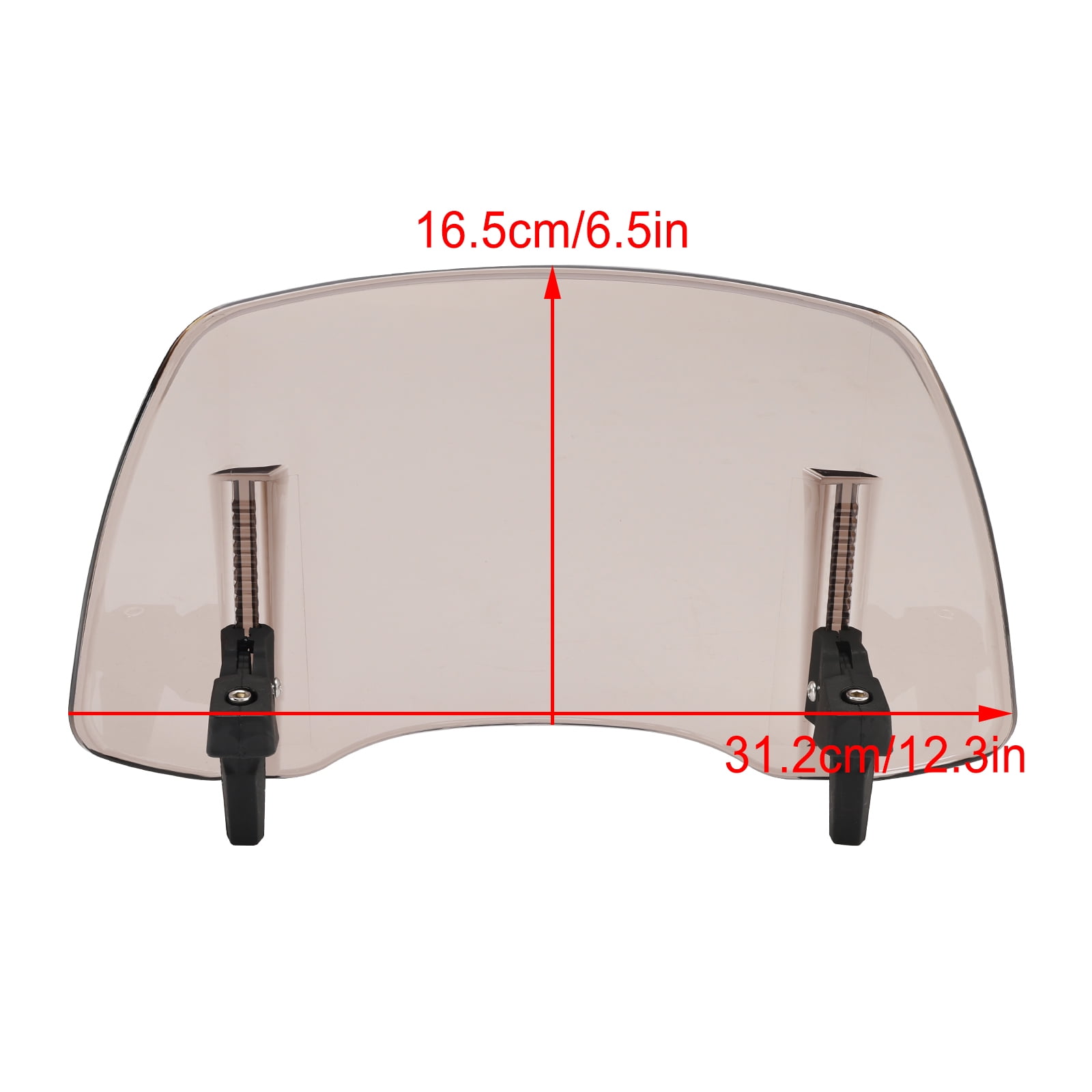 Universal Adjustable Windshield Clip On Wind Screen Deflector Extension ...