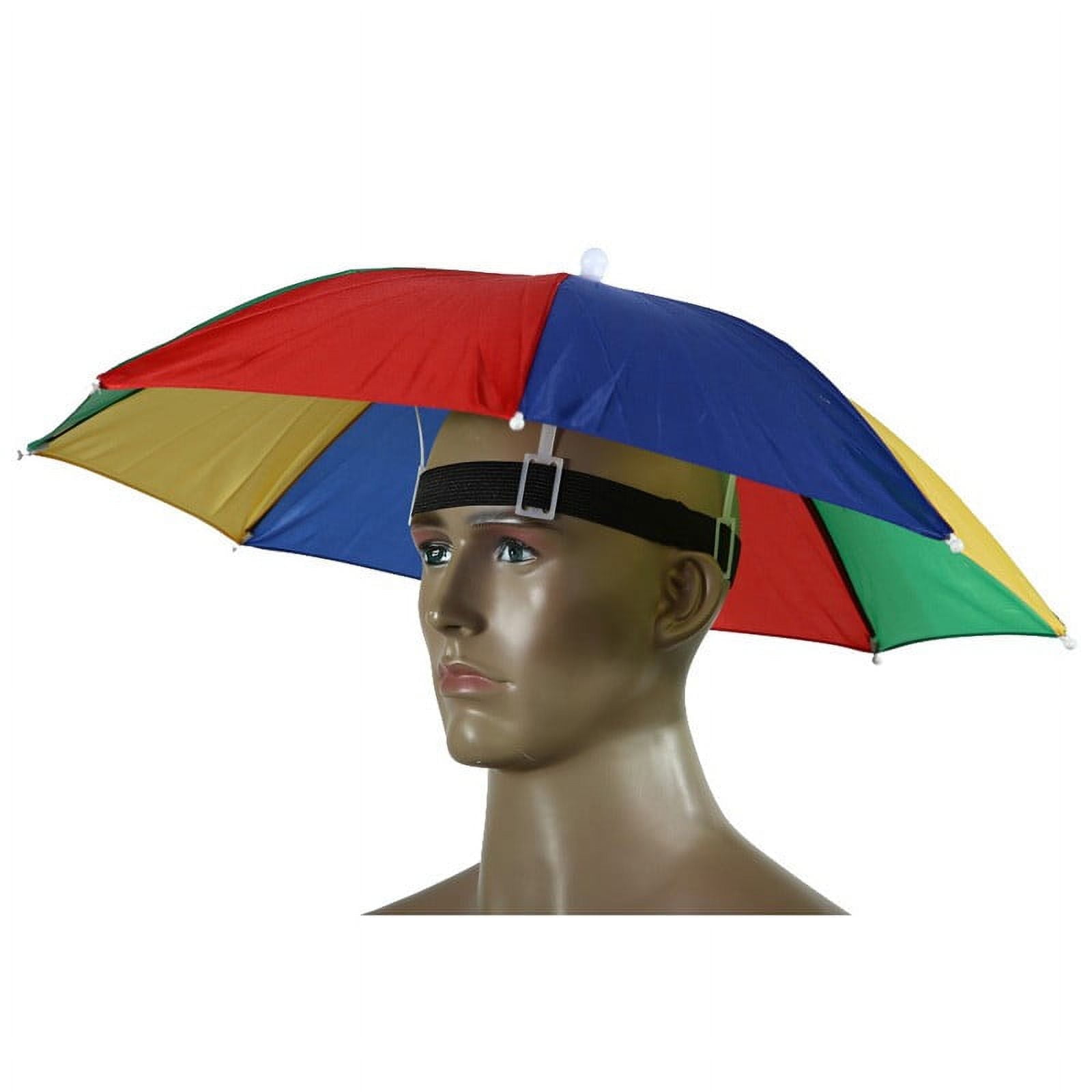 Universal Adult Kids Umbrella Hats Caps Outdoor Sun Shade Camping ...