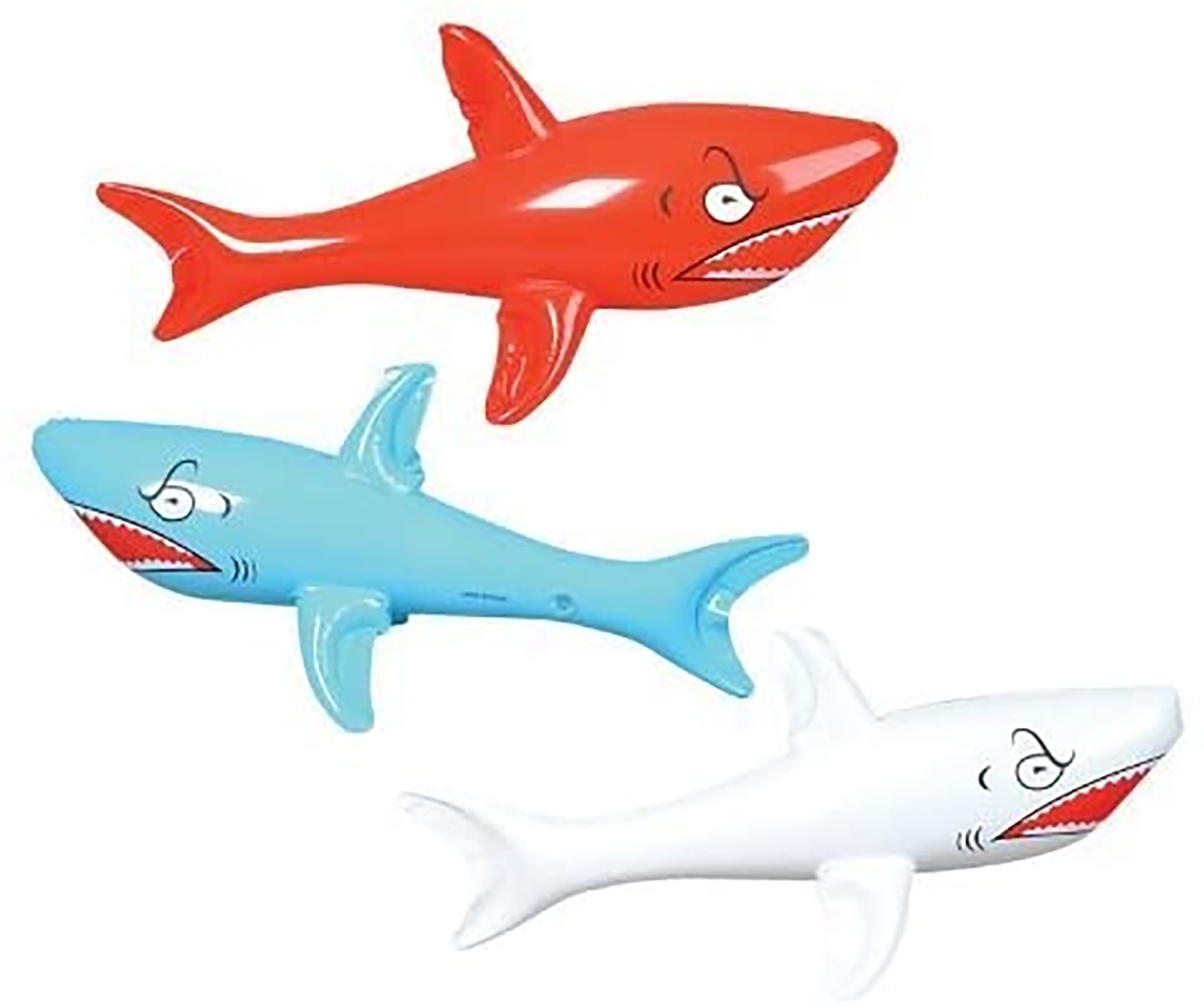 Universal Affect 1 Dozen Huge (46 Inch) Inflatable Sharks - Walmart.com
