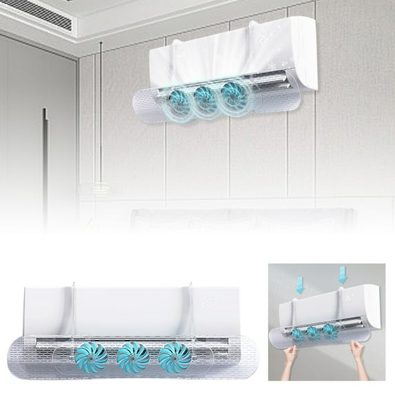 Universal Air Conditioner Wind Deflector Shield Adjustable Wall Mounted ...