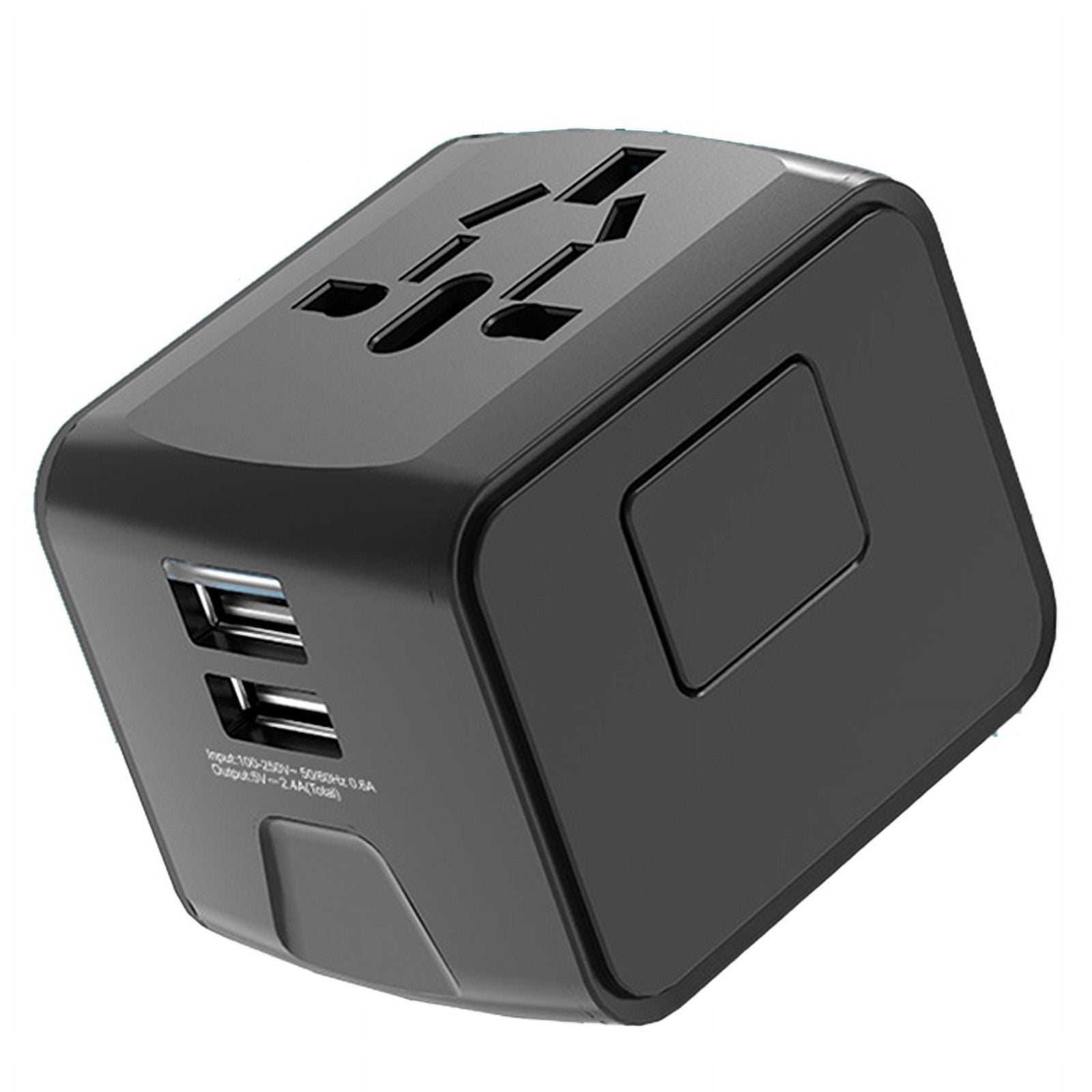 Universal Phone Charger Travel Power Plug Adapter with Dual USB ...