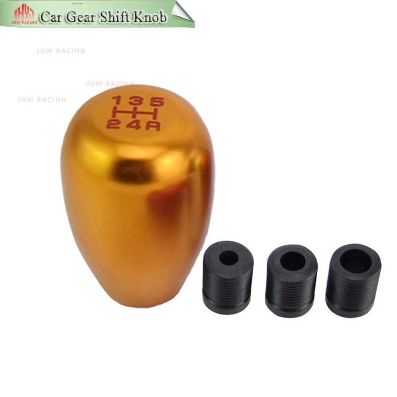 Universal Aluminium Racing MT 5 Speed Car Gear Shift Knob Manual ...