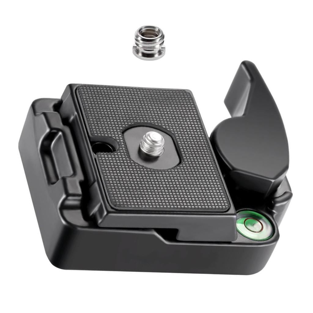 Universal Aluminum Alloy 1/4'' QR Plate Clamp,for DSLR Camera,with 1/4 ...